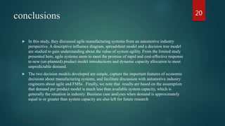 Analysis of agile manufacturing and comparison with other manufacturing ...