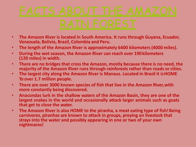 Powerpoint presentation amazon river basin | PPTX | South America Travel | Travel Locations