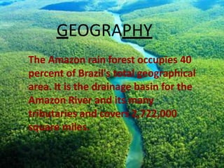 Powerpoint presentation amazon river basin | PPTX