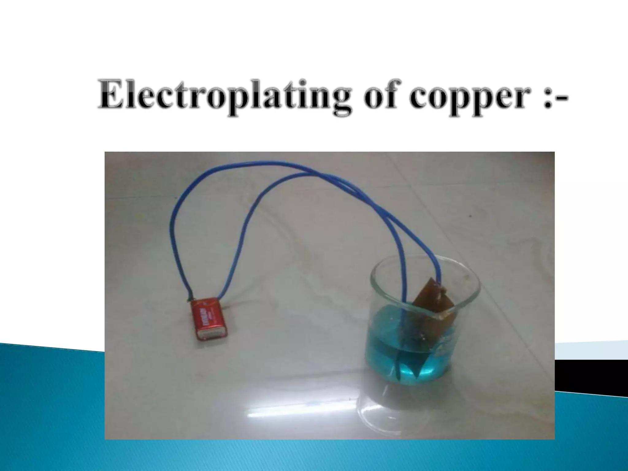Power point presentation based on electroplating | PPTX