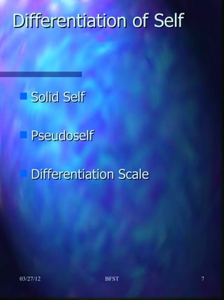 Bowen Family Systems: Model of Practice at www.Cunninghamtherapy.com