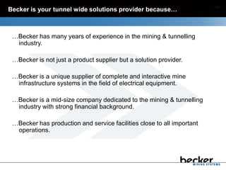 Powerpoint presentation c510 becker mining systems | PPT