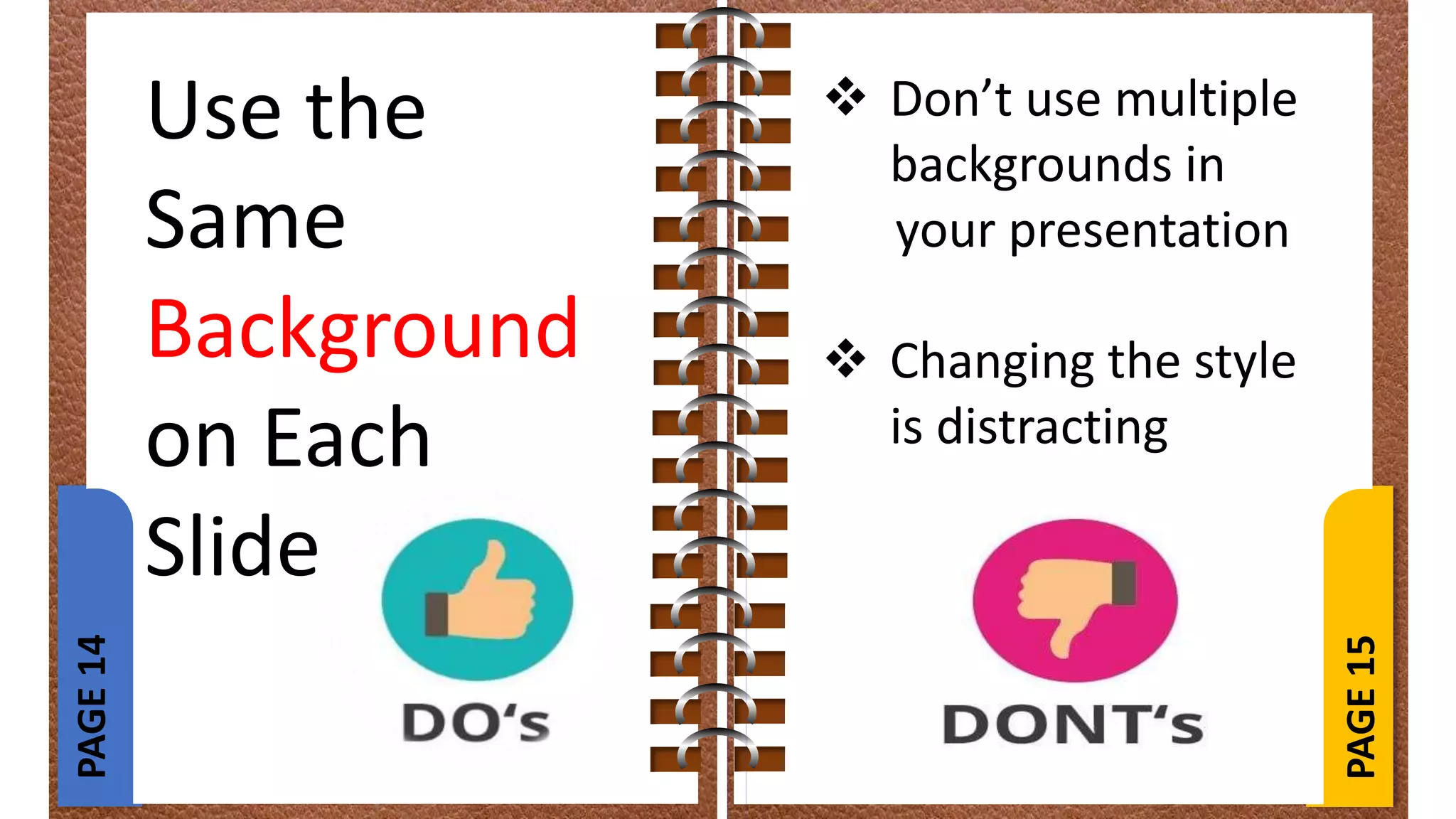 Power point presentation dos and donts | PPTX