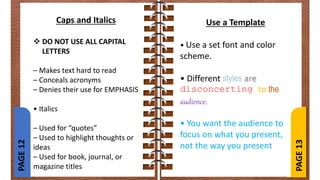 Power point presentation dos and donts | PPT