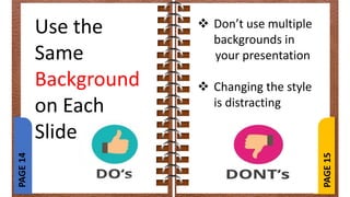 Power point presentation dos and donts | PPT