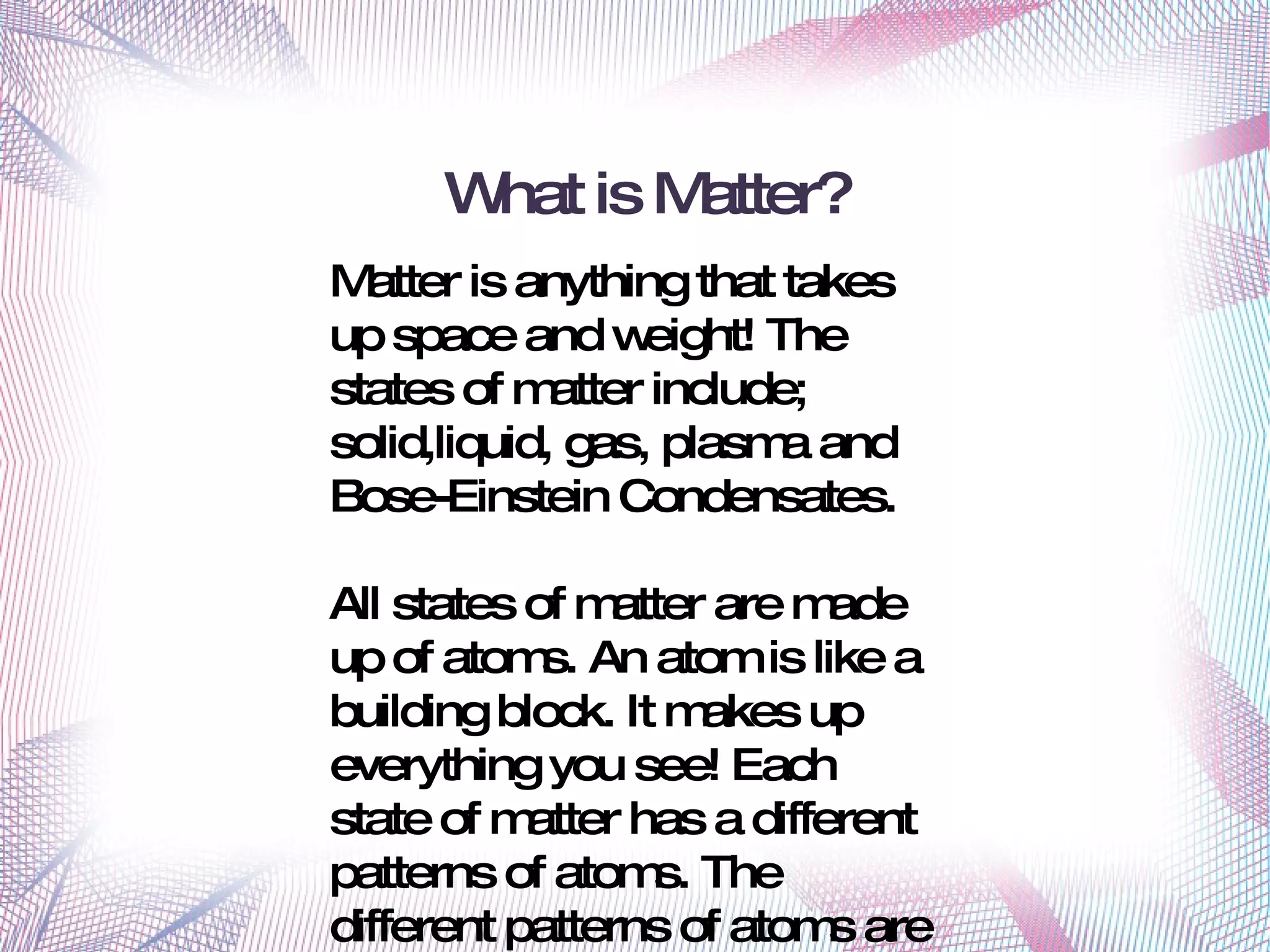 States Of Matter Powerpoint | PPT