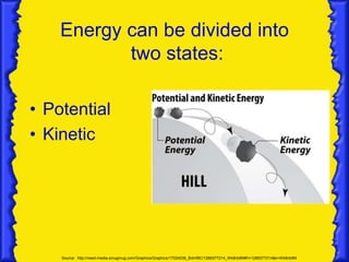 Potential and Kinetic Energy Power Point and audio | PPTX
