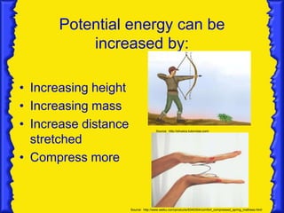 Potential and Kinetic Energy Power Point and audio | PPTX