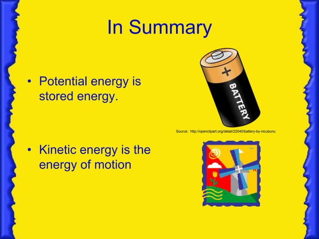 Potential and Kinetic Energy Power Point and audio | PPTX