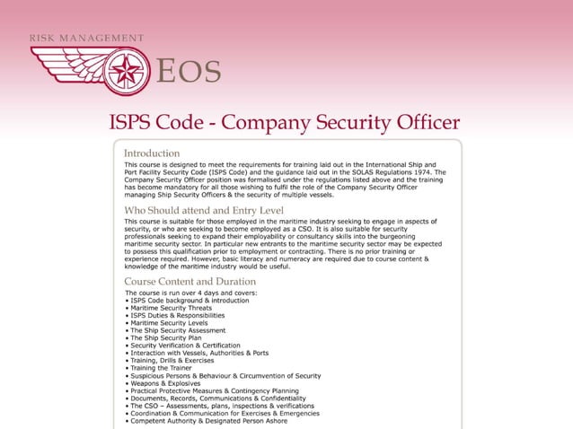 Powerpoint Presentation For Eos Courses | PDF