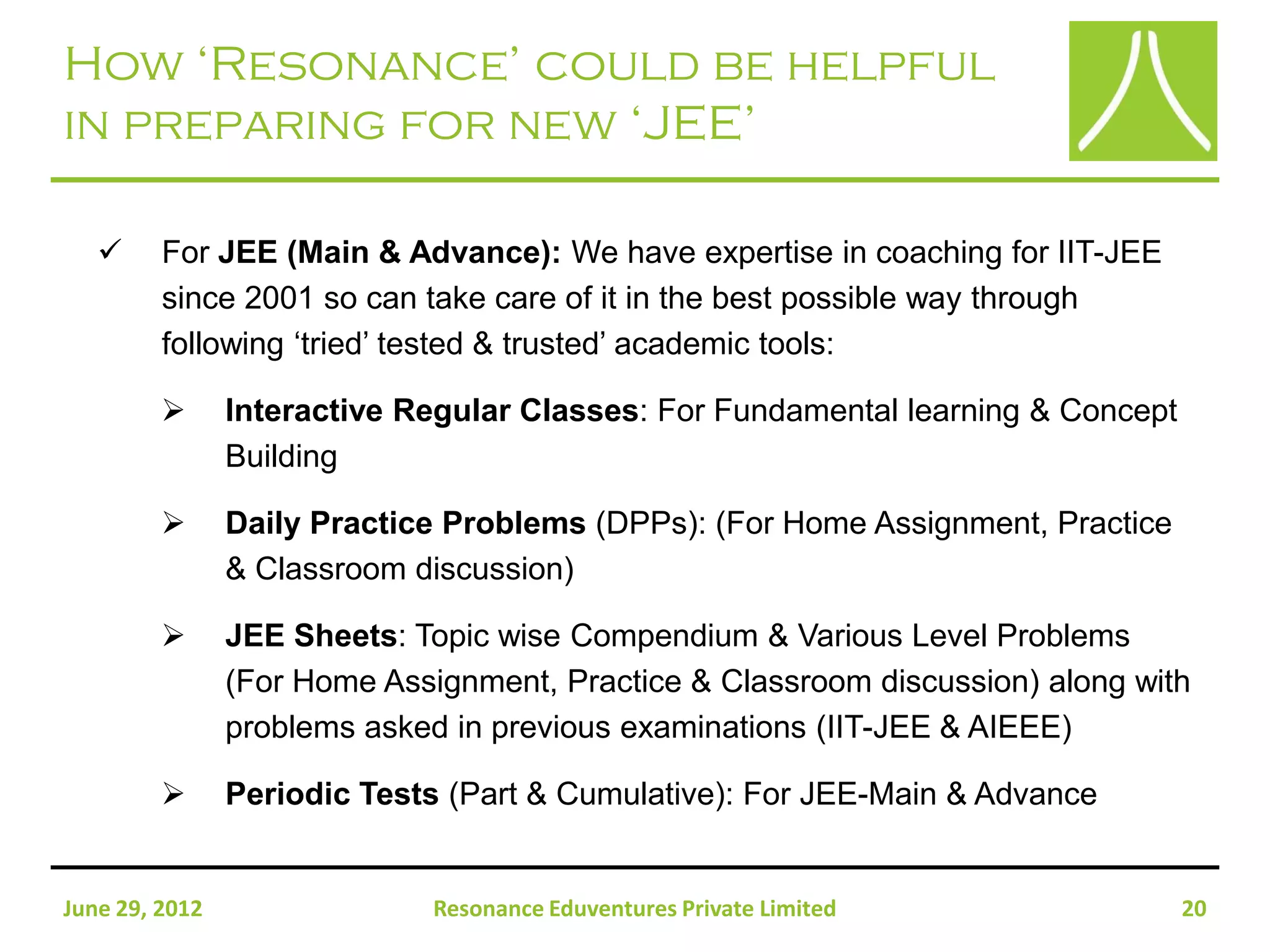 Power Point Presentation for JEE exam detail.pdf