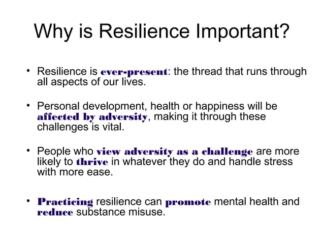 RLife Resilience PowerPoint | PPT