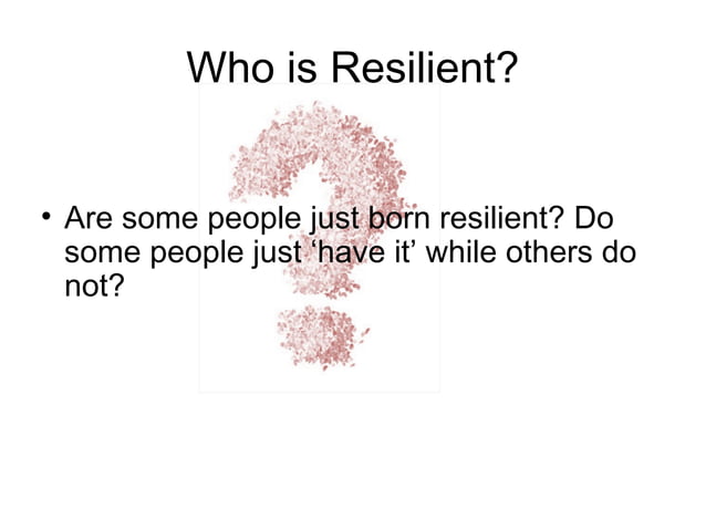 RLife Resilience PowerPoint | PPT