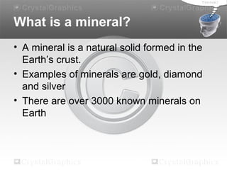 Rocks and Minerals | PPT