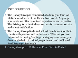 Garvey Group Presentation | PPT