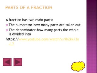 Powerpoint presentation fractions | PPTX