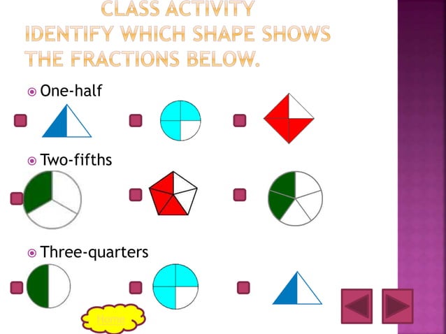 Powerpoint presentation fractions | PPTX
