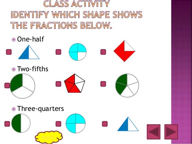 Powerpoint presentation fractions
