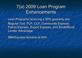 Power point presentation from the small business administration (pdf ...