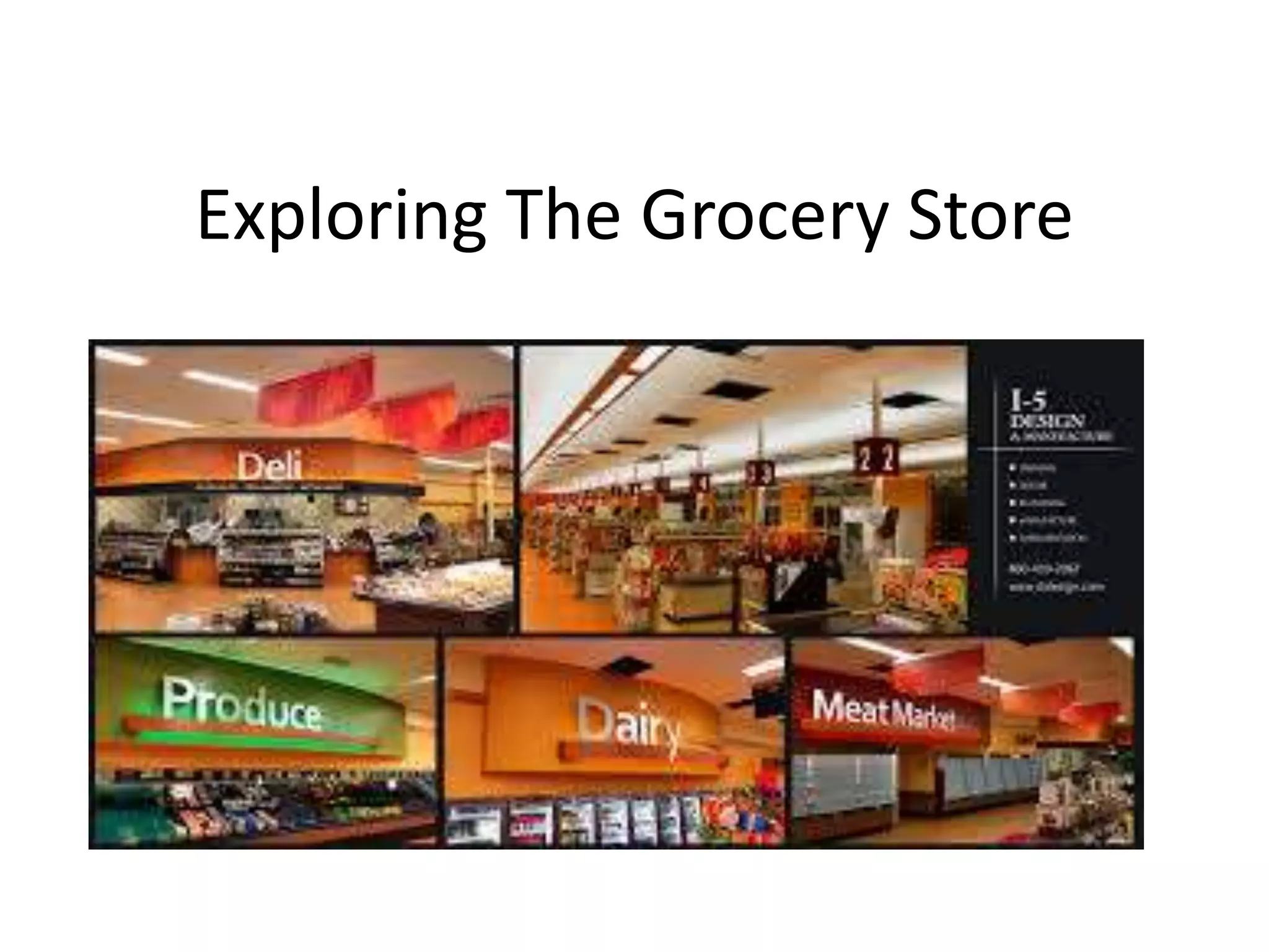 Power point presentation (grocery store) | PPTX
