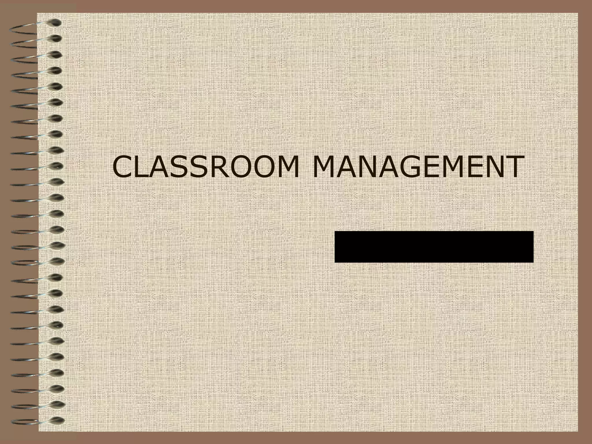 classroom management | PPT