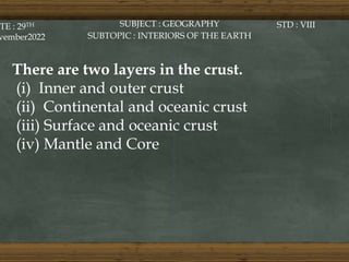 PowerPoint Presentation INTERIOR OF THE EARTH.pptx