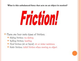 Newton's Law Of Motion | PPT