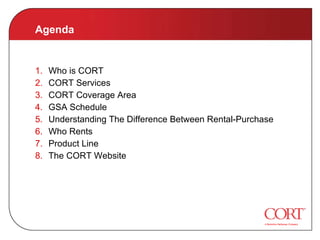 CORT Commercial Catalog 2011 | PPT