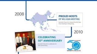 Kenneth Chau &Co. 40th Years membership with MGI Worldwide | PPT