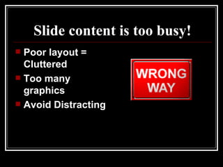 Power point presentation mistakes | PPT