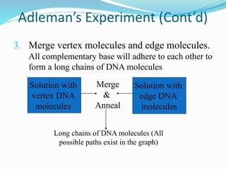 Power point presentation of saminer topic DNA based computing | PPTX ...