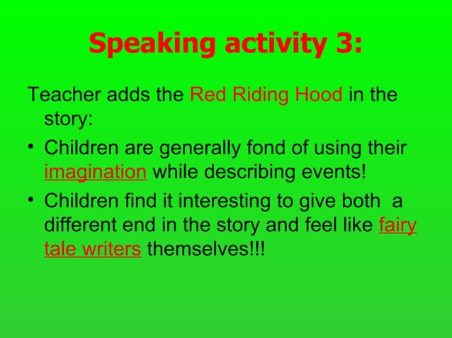 Power point presentation of the fable | PPT