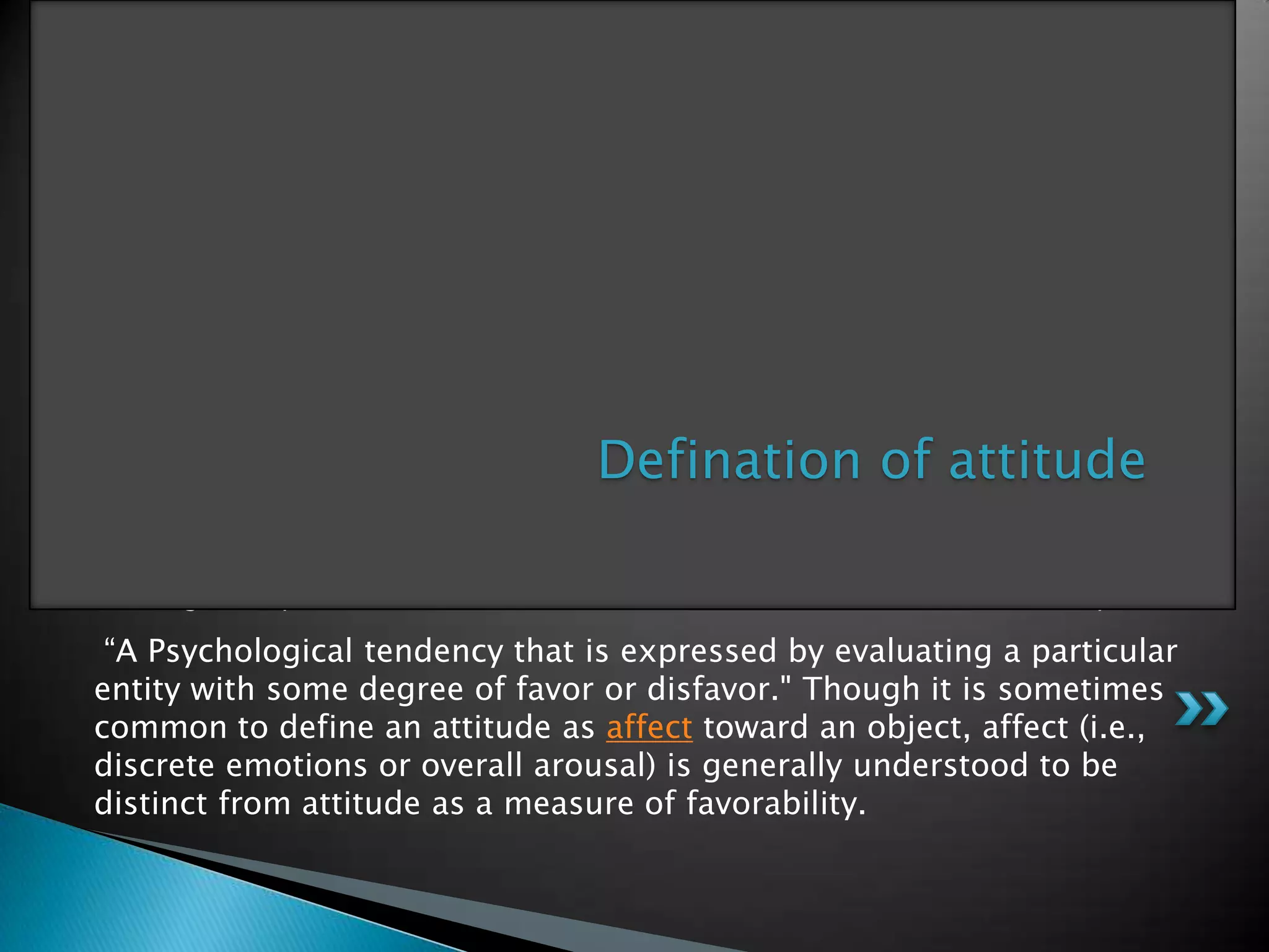 Power point presentation on attitude | PPTX