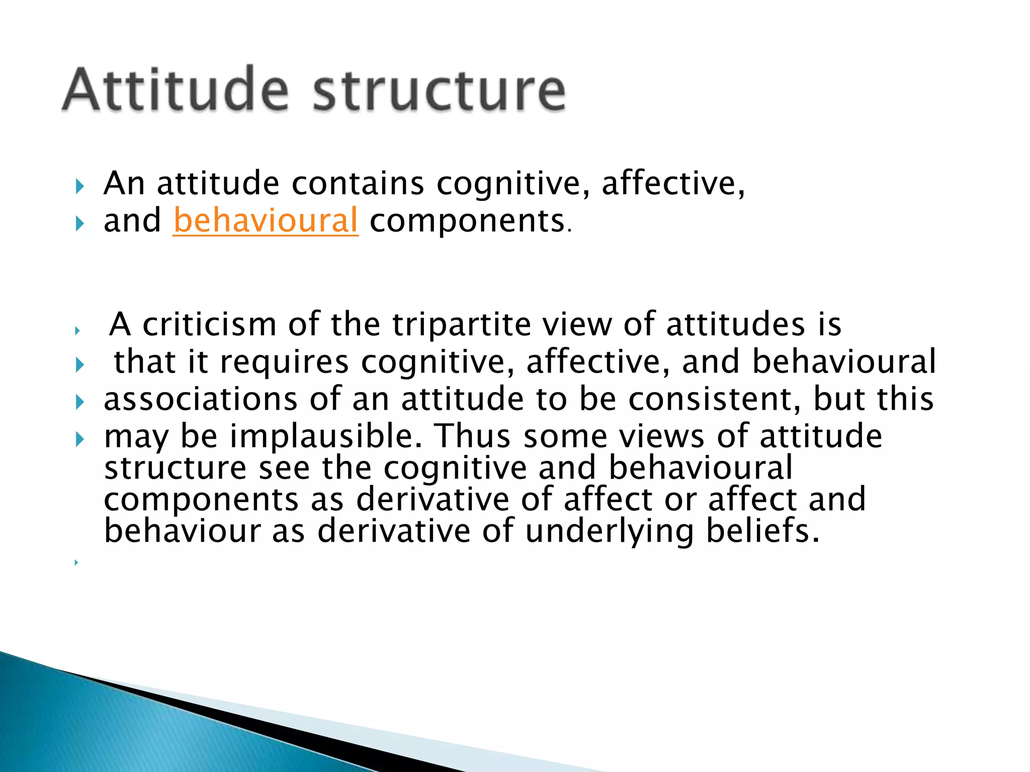 Power point presentation on attitude | PPTX