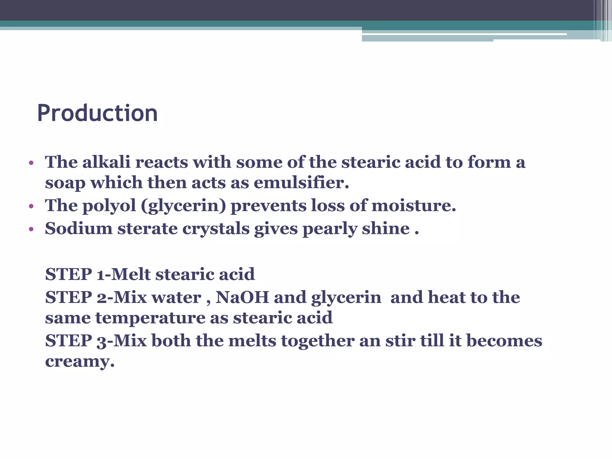 Power point presentation on cold cream an vanishing cream | PPTX