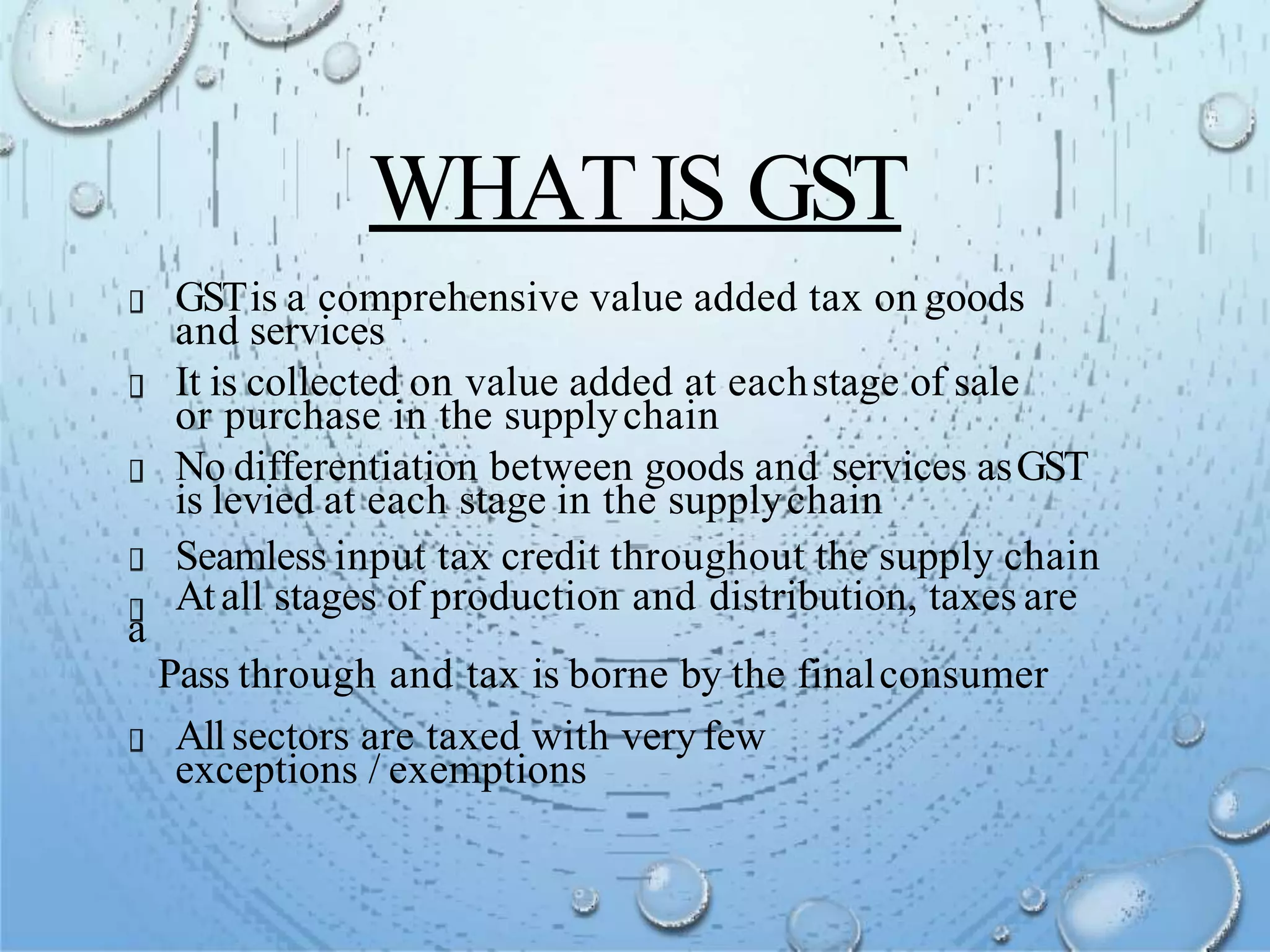 Power point presentation on gst[goods and service tax ] | PPTX