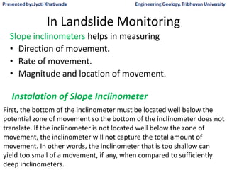 Power point presentation on inclinometers | PPTX