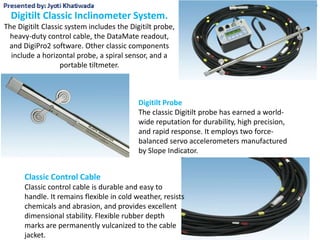 Power point presentation on inclinometers | PPTX