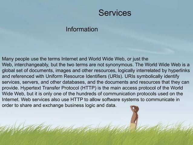Powerpoint presentation on internet and its uses | PPTX