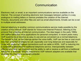 Powerpoint presentation on internet and its uses | PPTX