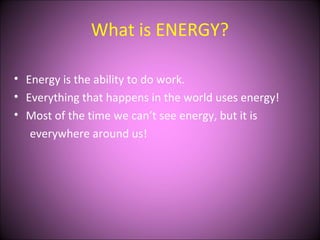 Power point presentation on kinetic energy and potential energy | PPT