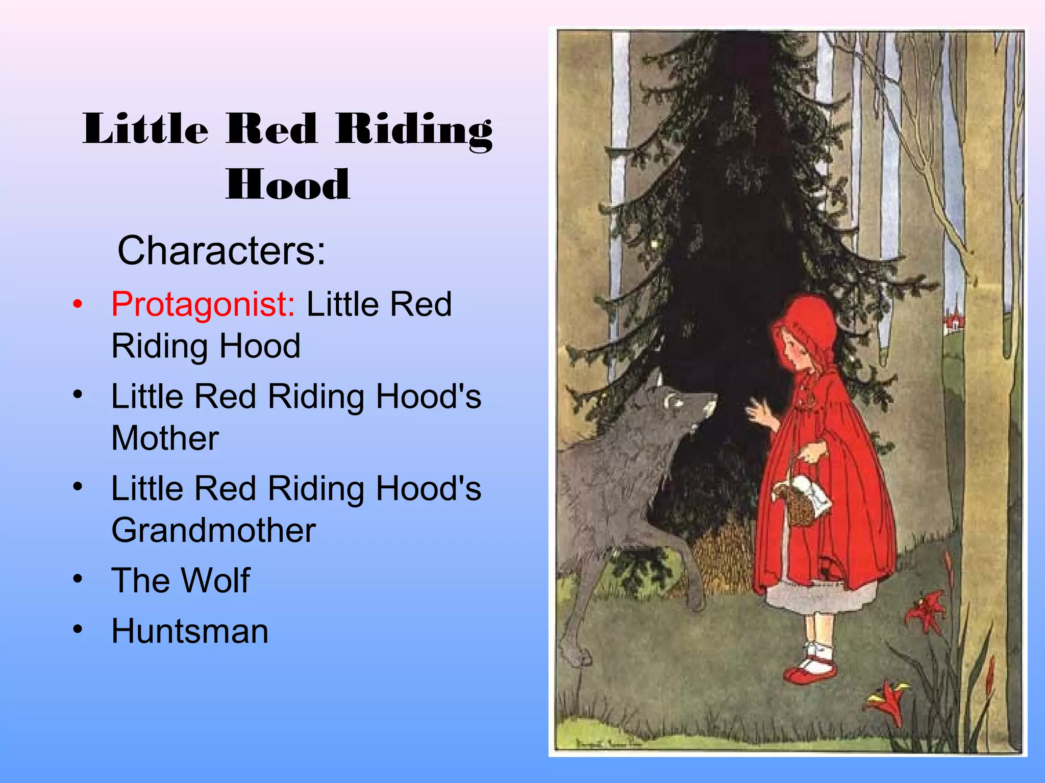 Power point presentation on little red riding hood (1) | PPT