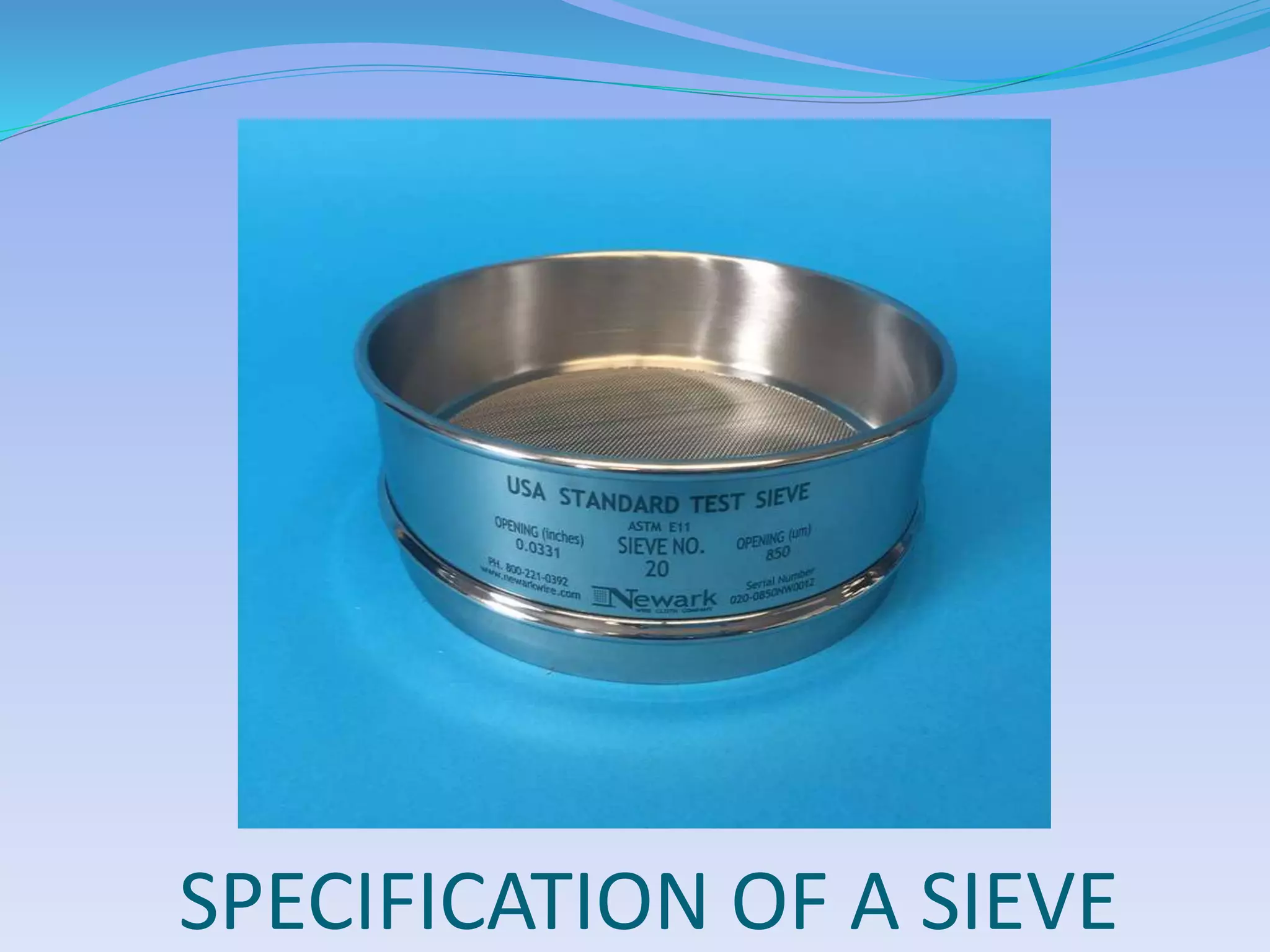 Power point presentation on motorized sieve analysis | PPTX