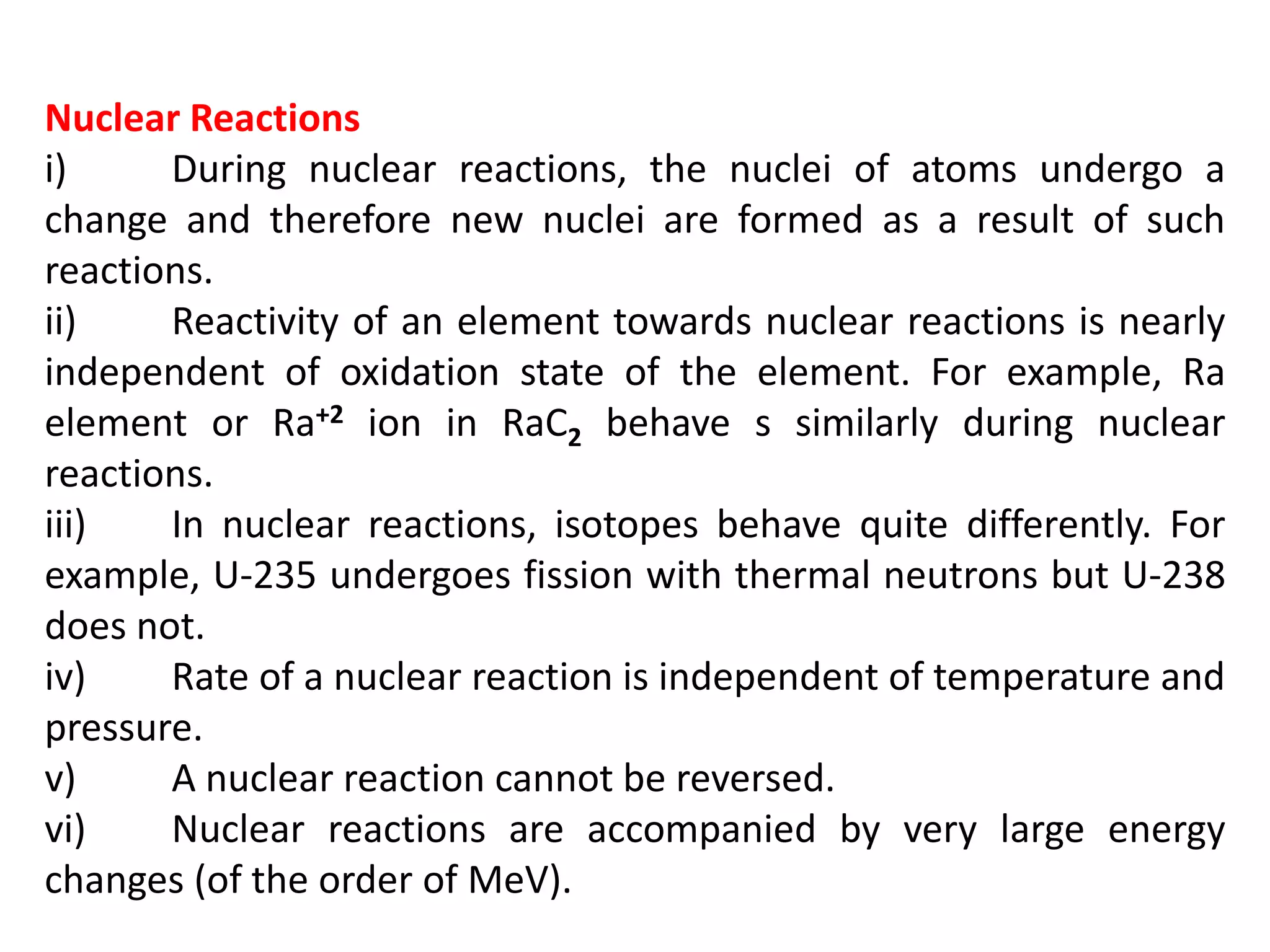 Nuclear chemistry B Sc III-SEM-VI | PPTX