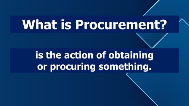 Powerpoint Presentation on Public Procurement.pdf | Business and Finance