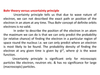 Quantum chemistry-B SC III-SEM-VI | PPTX