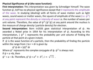 Quantum chemistry-B SC III-SEM-VI | PPTX