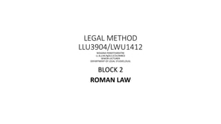 Powerpoint Presentation on Roman Law I.pdf