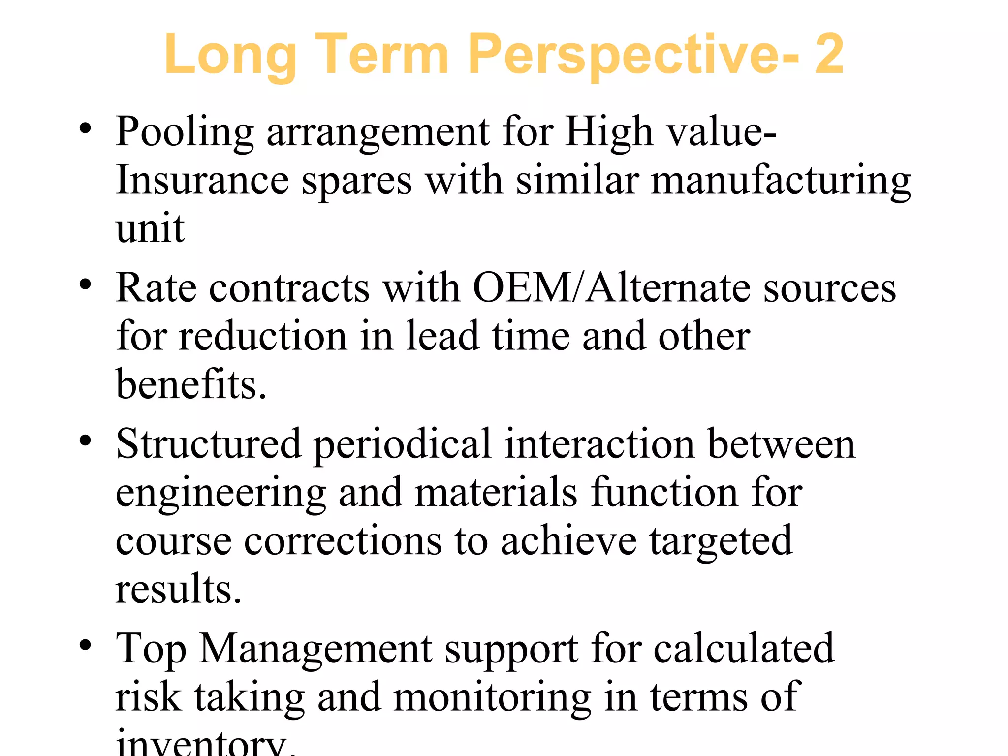 Spare Parts Management | PPT