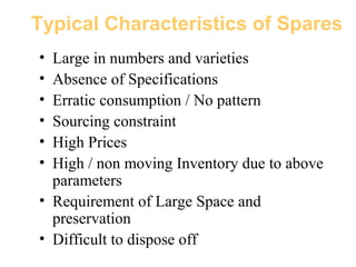 Spare Parts Management | PPT